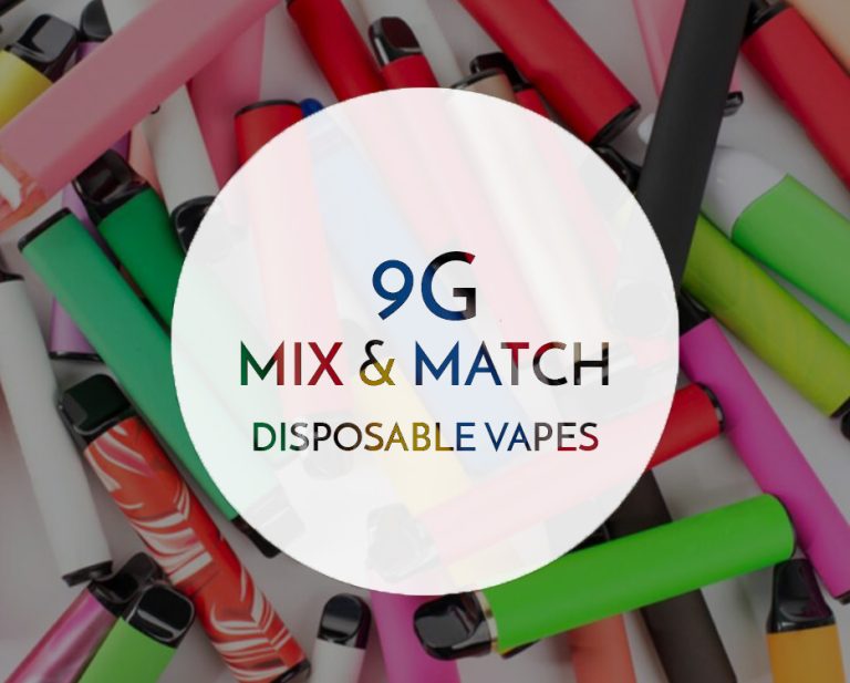 3G x 3 Mix and Match Disposable Vape Pen - Budget Greens
