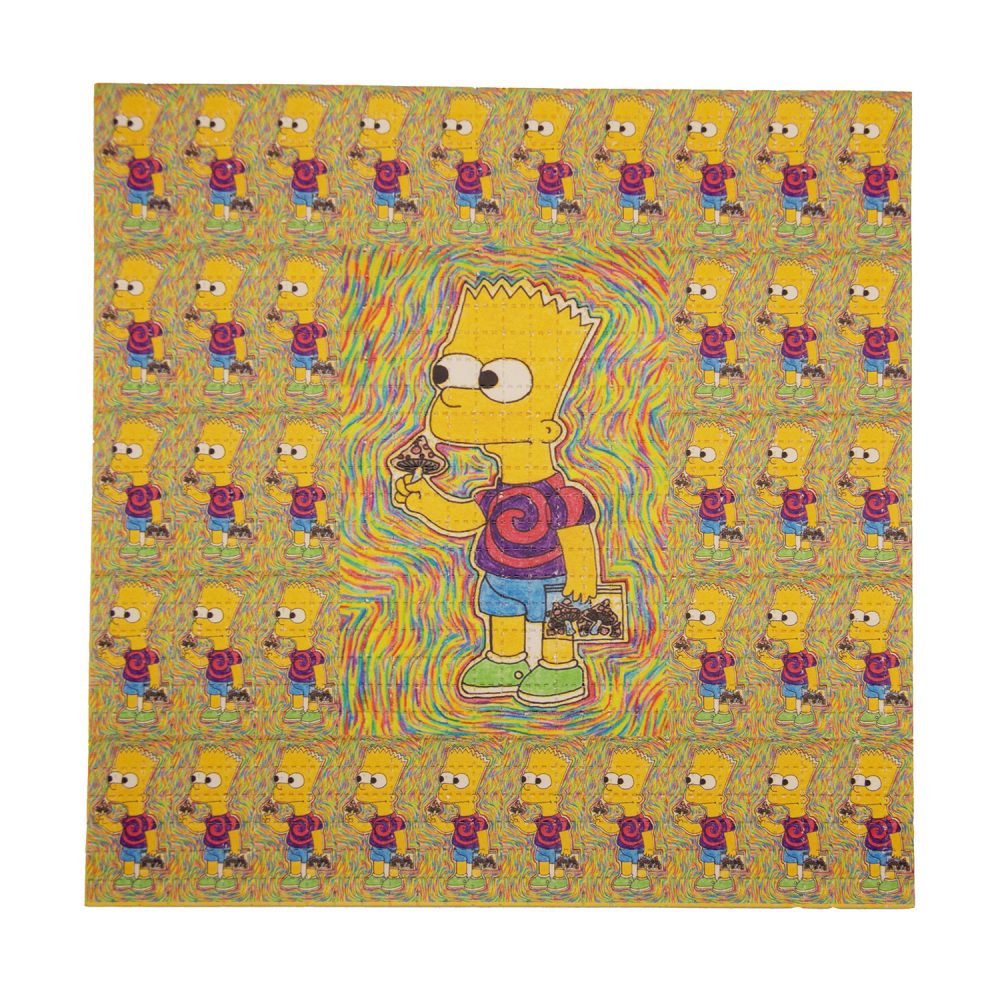 LSD Tabs - 120ug - Bart Simpson - Budget Greens